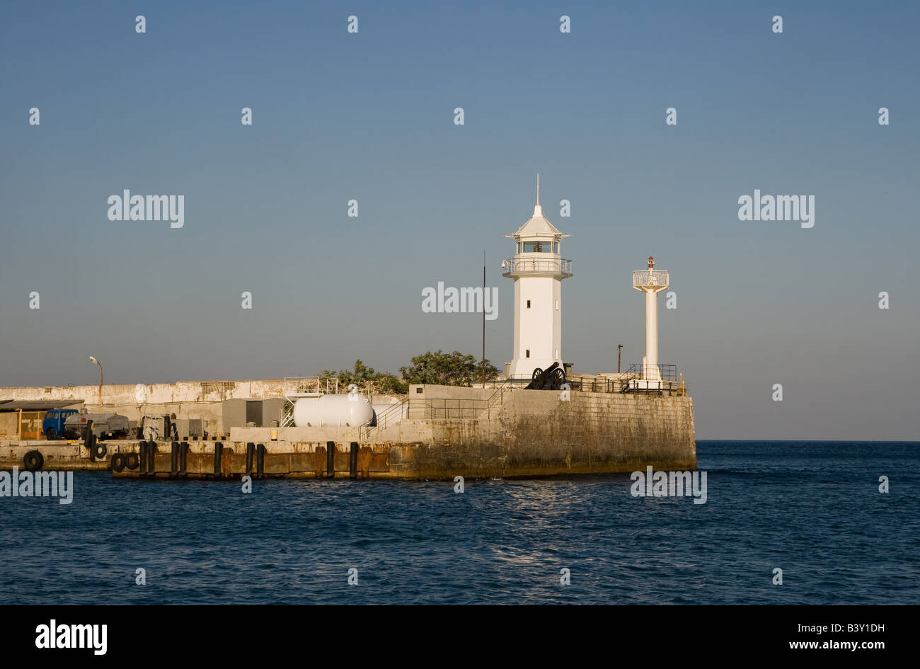 beacon in sea Stock Photo - Alamy