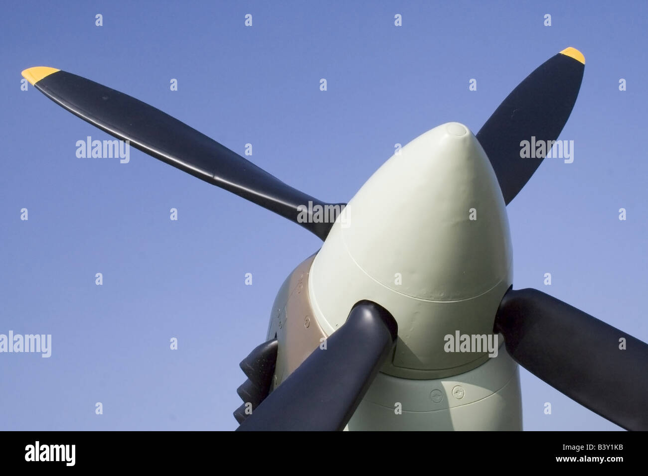 An abstract photograph of a spitfire propeller Stock Photo - Alamy