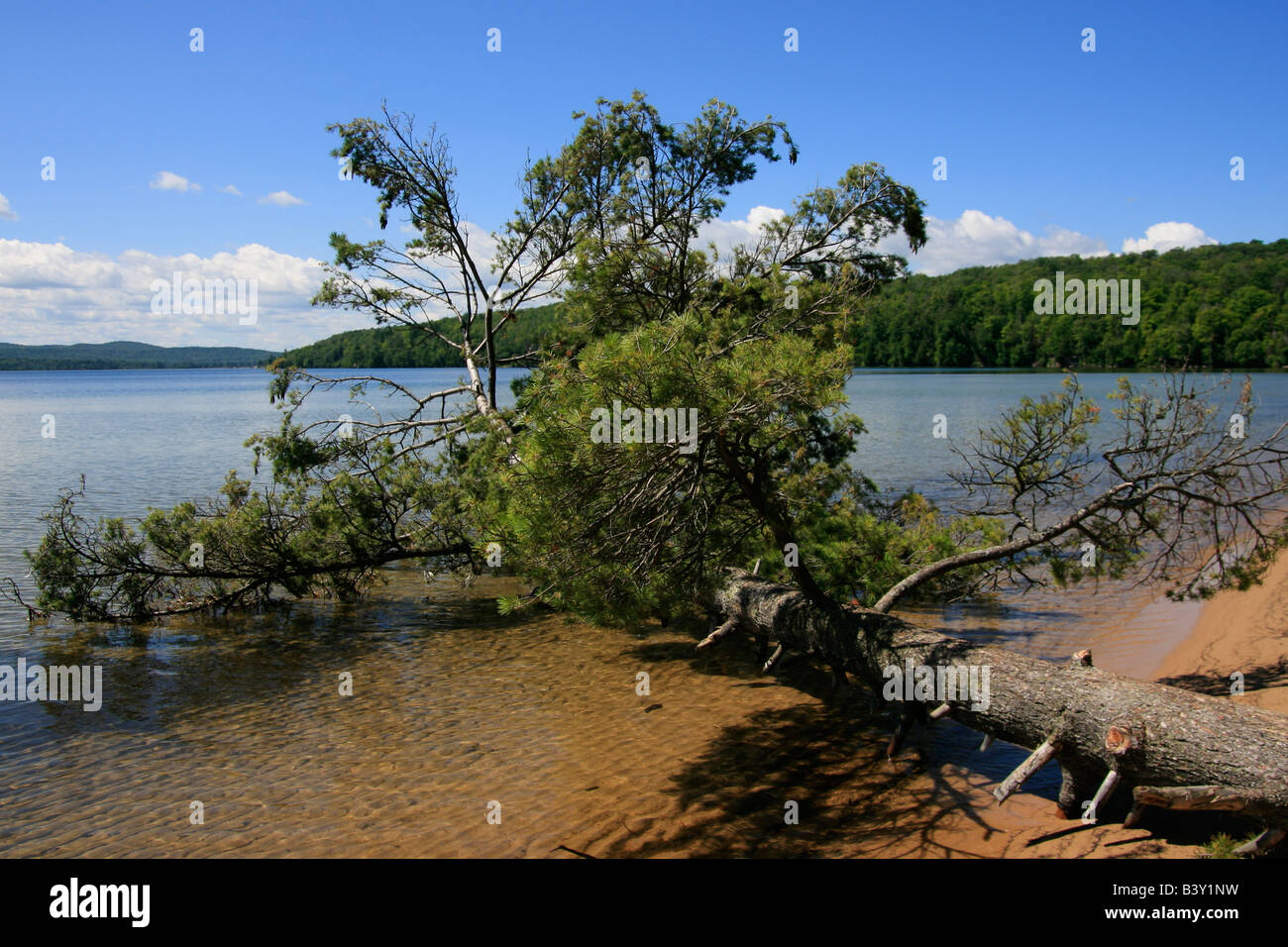 The Grand Island at Lake Superior Great Lakes in Michigan MI USA US ...