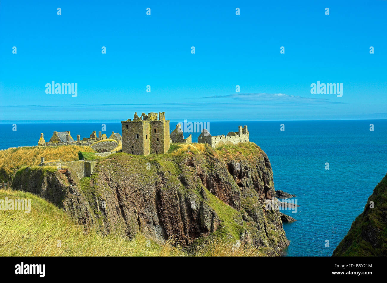 Dunottar Castle Stonehaven Aberdeenshire Scotland Stock Photo - Alamy