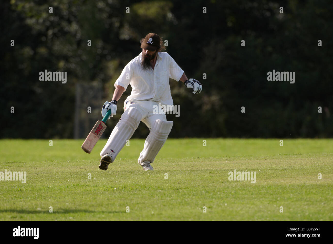 Friends playing cricket hi-res stock photography and images - Alamy