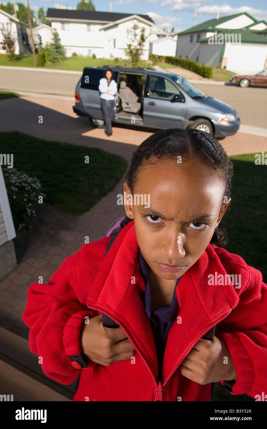 Mother and daughter fighting Stock Photo - Alamy