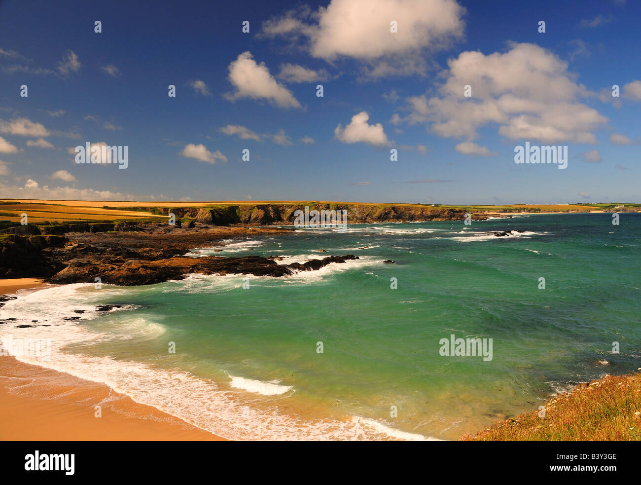 Trevone beach hi-res stock photography and images - Alamy