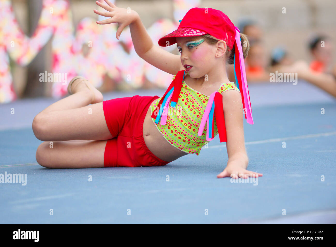 Women's artistic gymnastics and dancing girls Stock Photo - Alamy