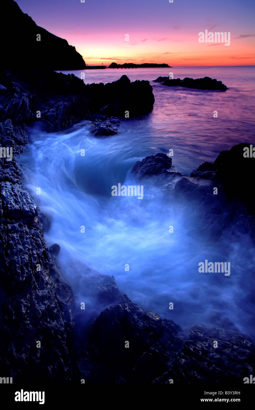 Second Valley Sunset Stock Photo - Alamy