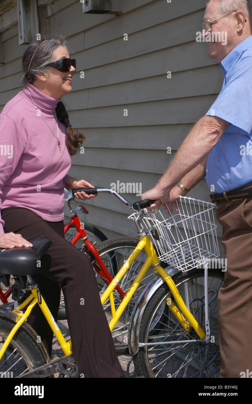 Ready to Ride Bicycle Stock Photo - Alamy