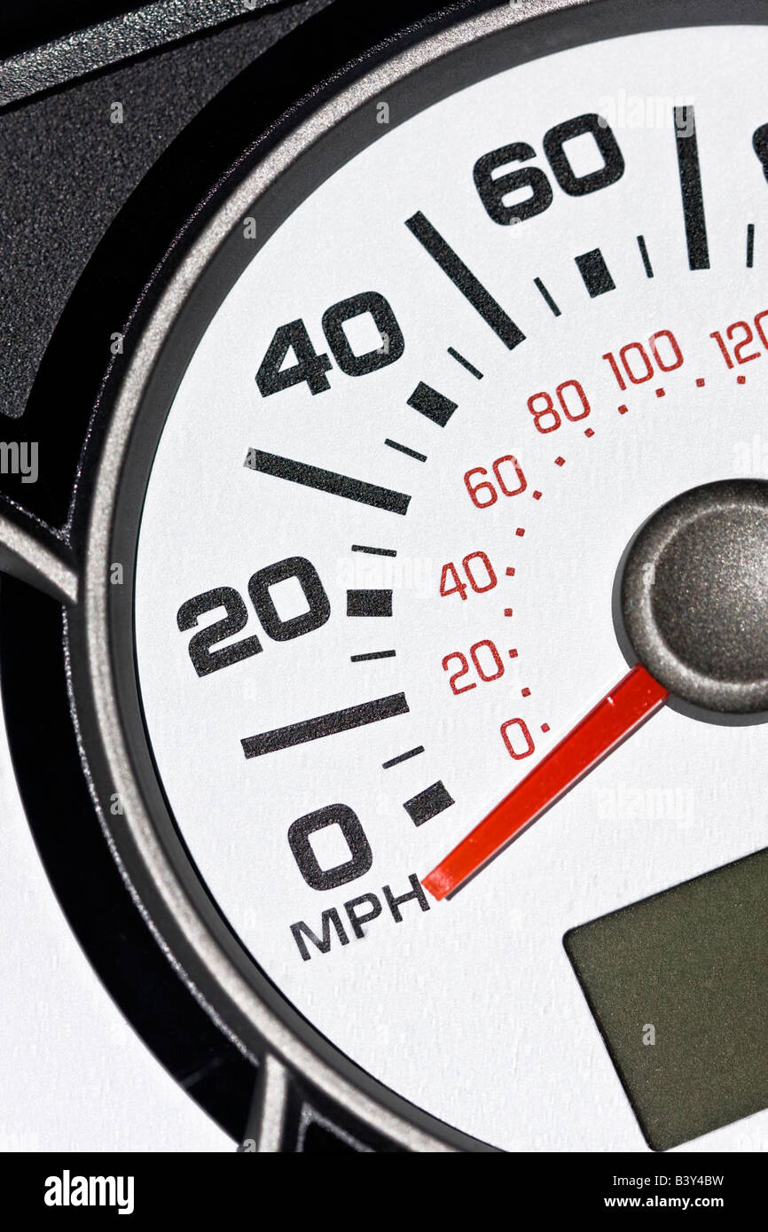 An automobile odometer close up Stock Photo - Alamy