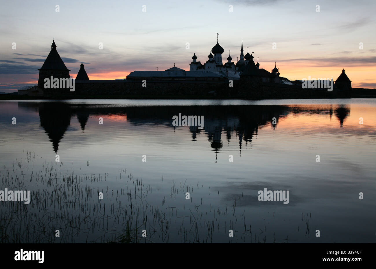 Solovetsky Monastery on the Solovetsky Islands in the White Sea, Russia ...