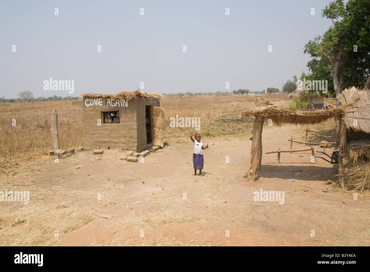 Rural african village hi-res stock photography and images - Alamy