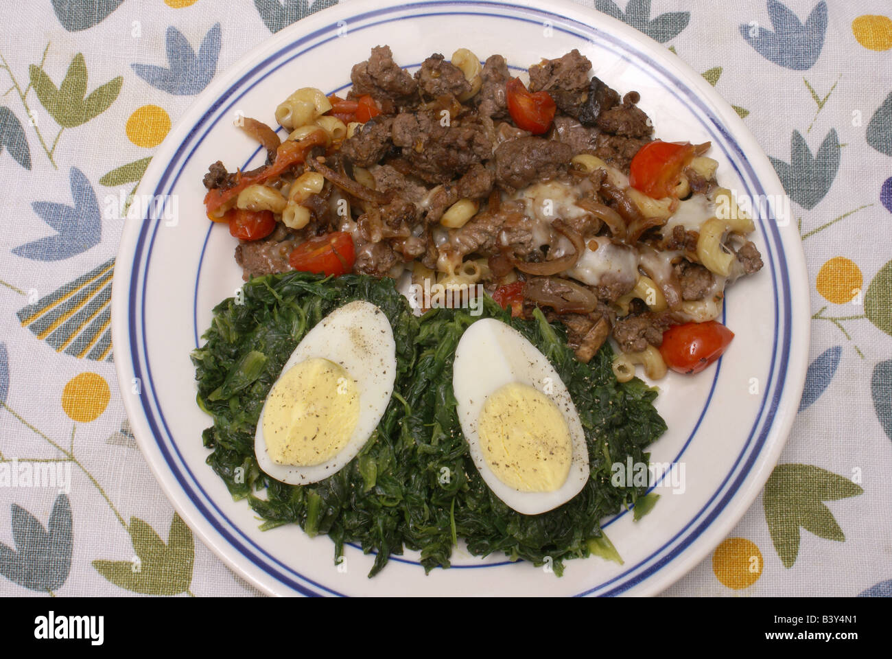 Food protein carbohydrates fat salt cooked meal hi-res stock ...