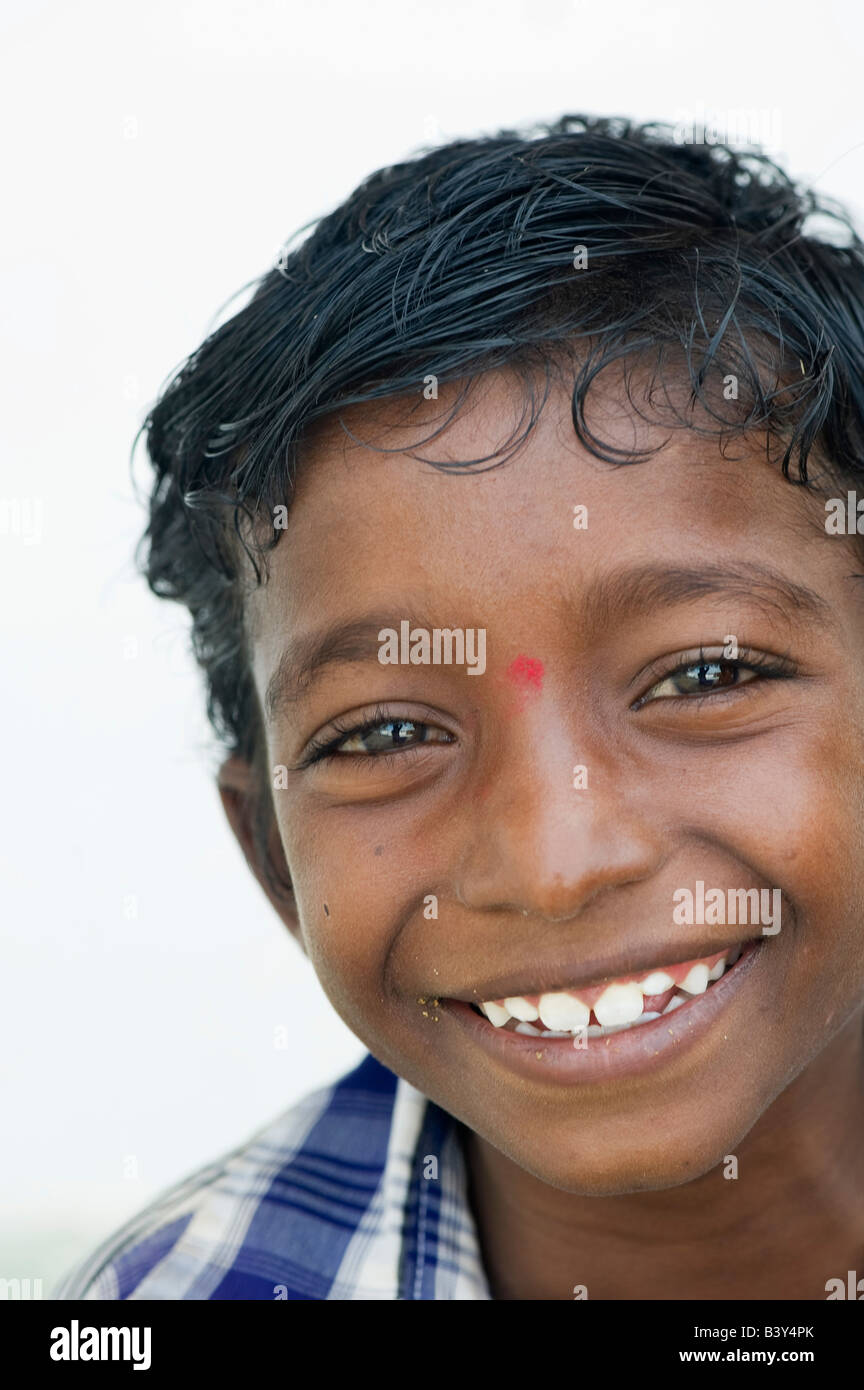 Indian boy smiling portrait. India Stock Photo - Alamy