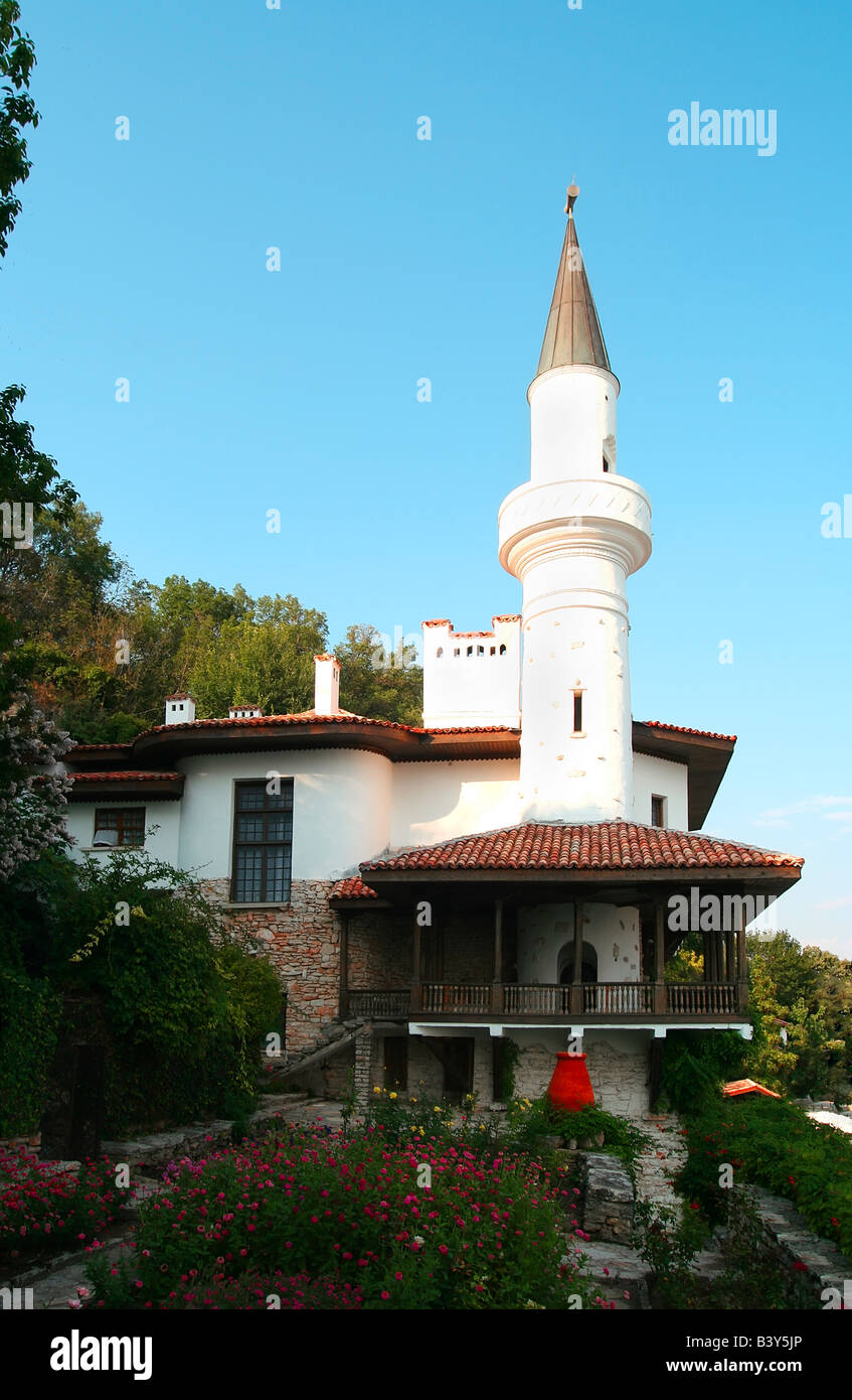 The Romanian Queen Castle in Balchik, Bulgaria Stock Photo - Alamy