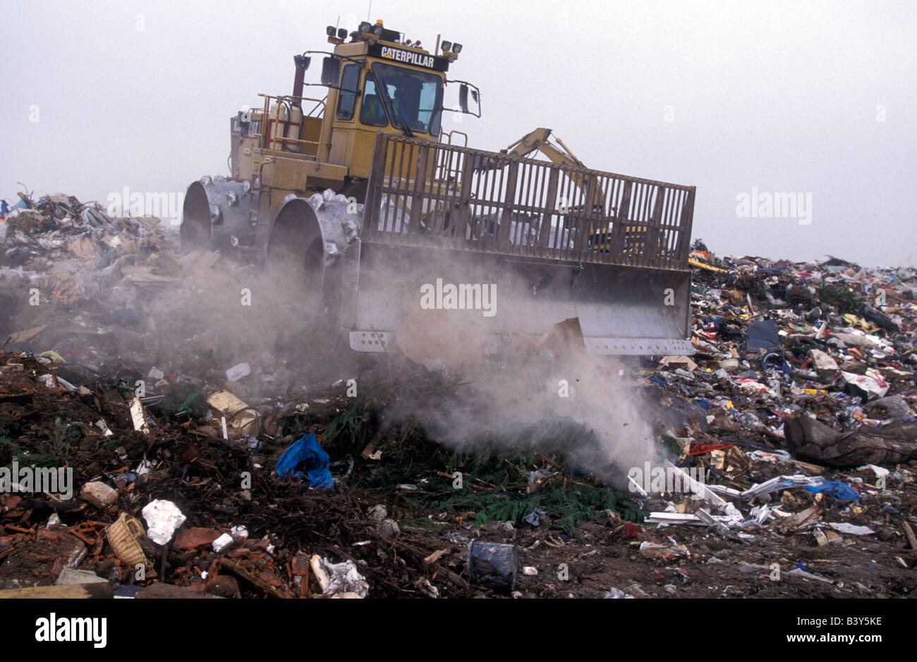 Landfill site, Essex UK Stock Photo - Alamy