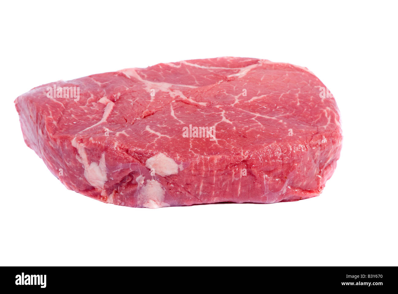 A thick slab of top sirloin steak ready to be grilled Stock Photo - Alamy