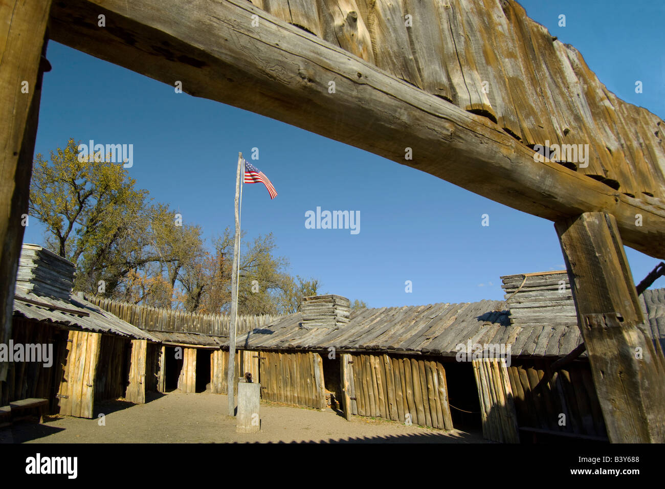 Fort Mandan the winter home of Meriwether Lewis and William Clark and ...