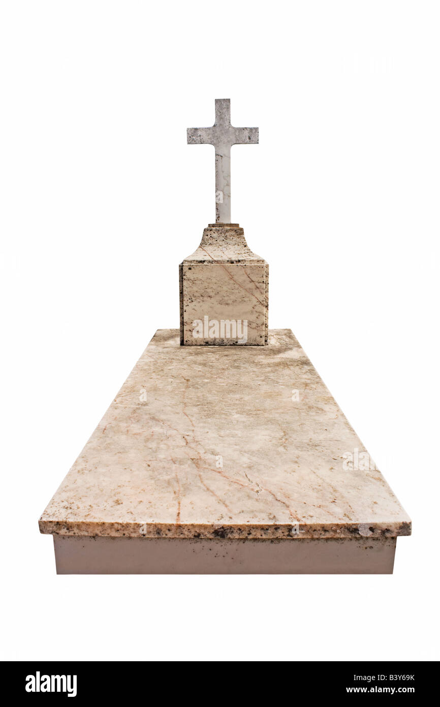 Blank Cross Gravestone