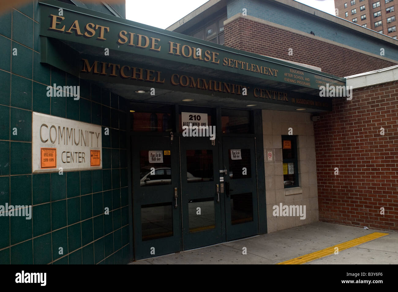 The Mitchel Community Center in the South Bronx in New York on Friday ...
