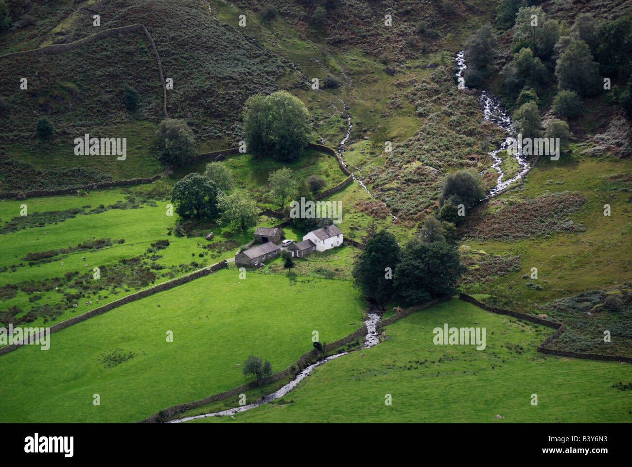 Farm Easdale near Grasmere Lake District England Stock Photo - Alamy