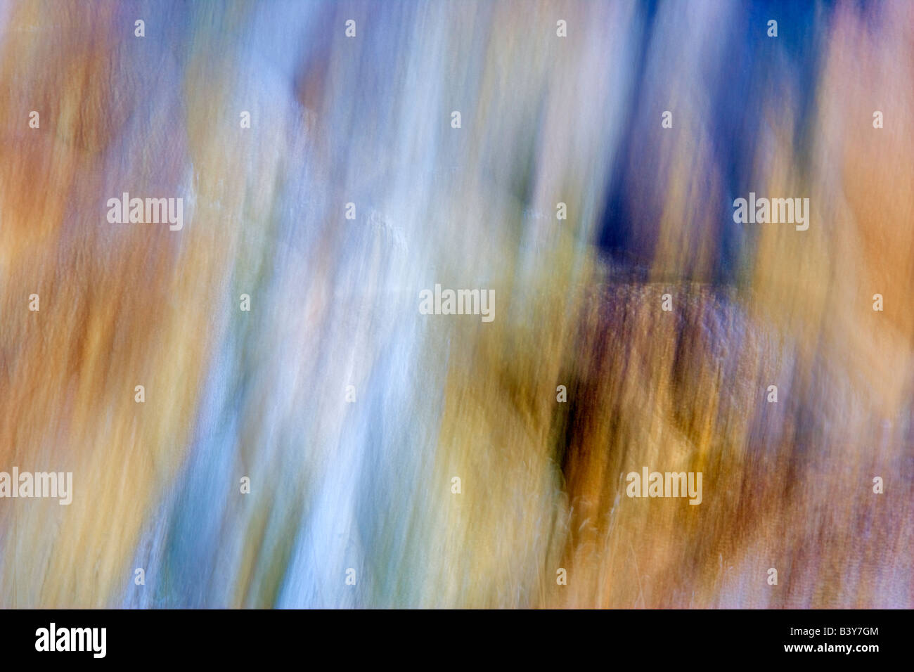 Calcium hot spring formation abstract at Mammoth Hot Springs ...