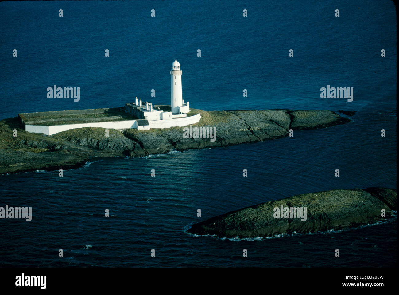 Scotland, Firth of Lorn, Lismore Island. An aerial view of The Lismore ...