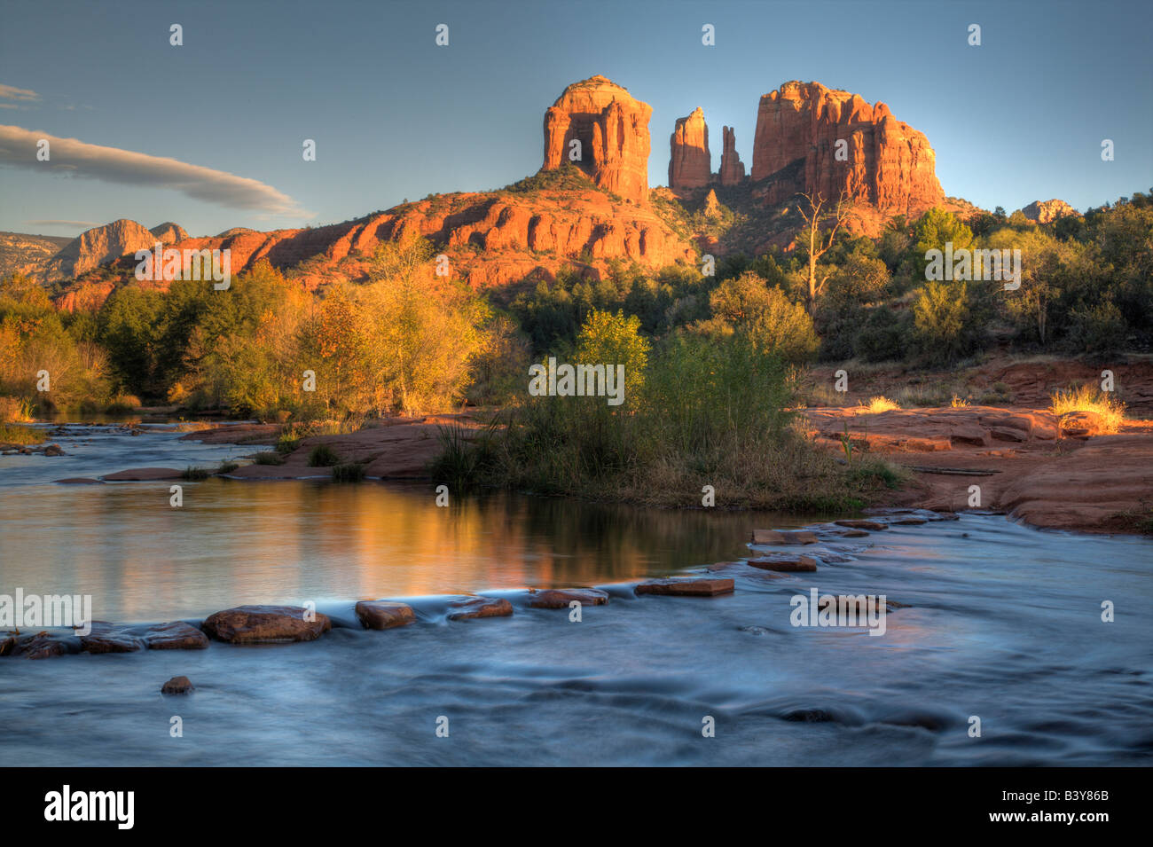 AZ, Arizona, Sedona, Crescent Moon Recreation Area, Red Rock Crossing ...