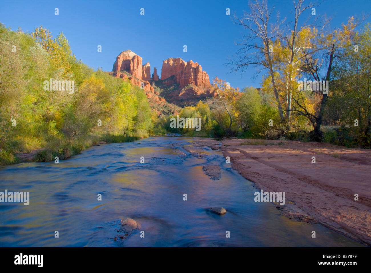 AZ, Arizona, Sedona, Crescent Moon Recreation Area, Red Rock Crossing ...
