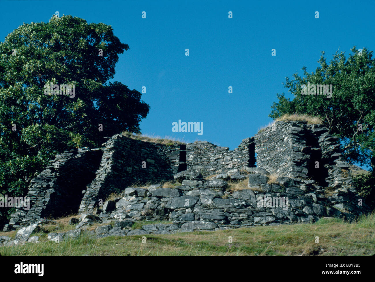 Scotland, The Highlands, Glenelg. Ancient Pictish fortified dwelling or ...