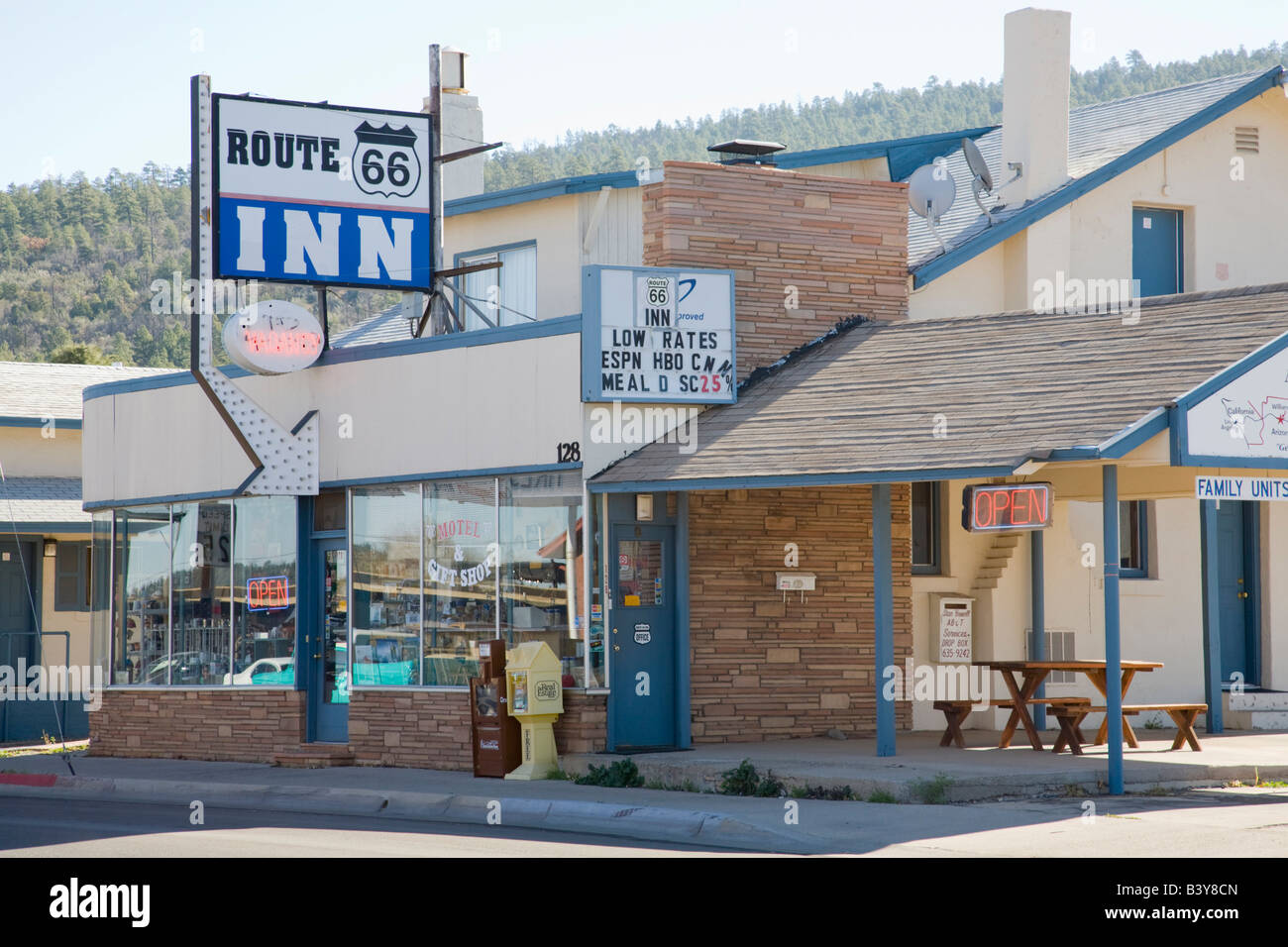 Downtown williams route 66 hi-res stock photography and images - Alamy