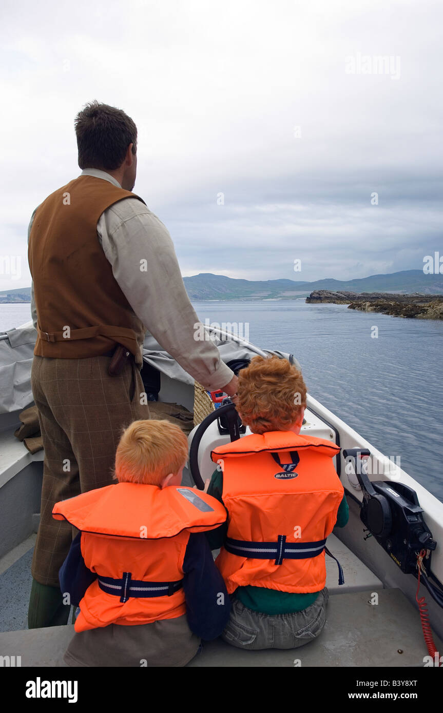 Scotland, Inner Hebrides, Jura. Gordon Muir, stalker and ghillie at ...