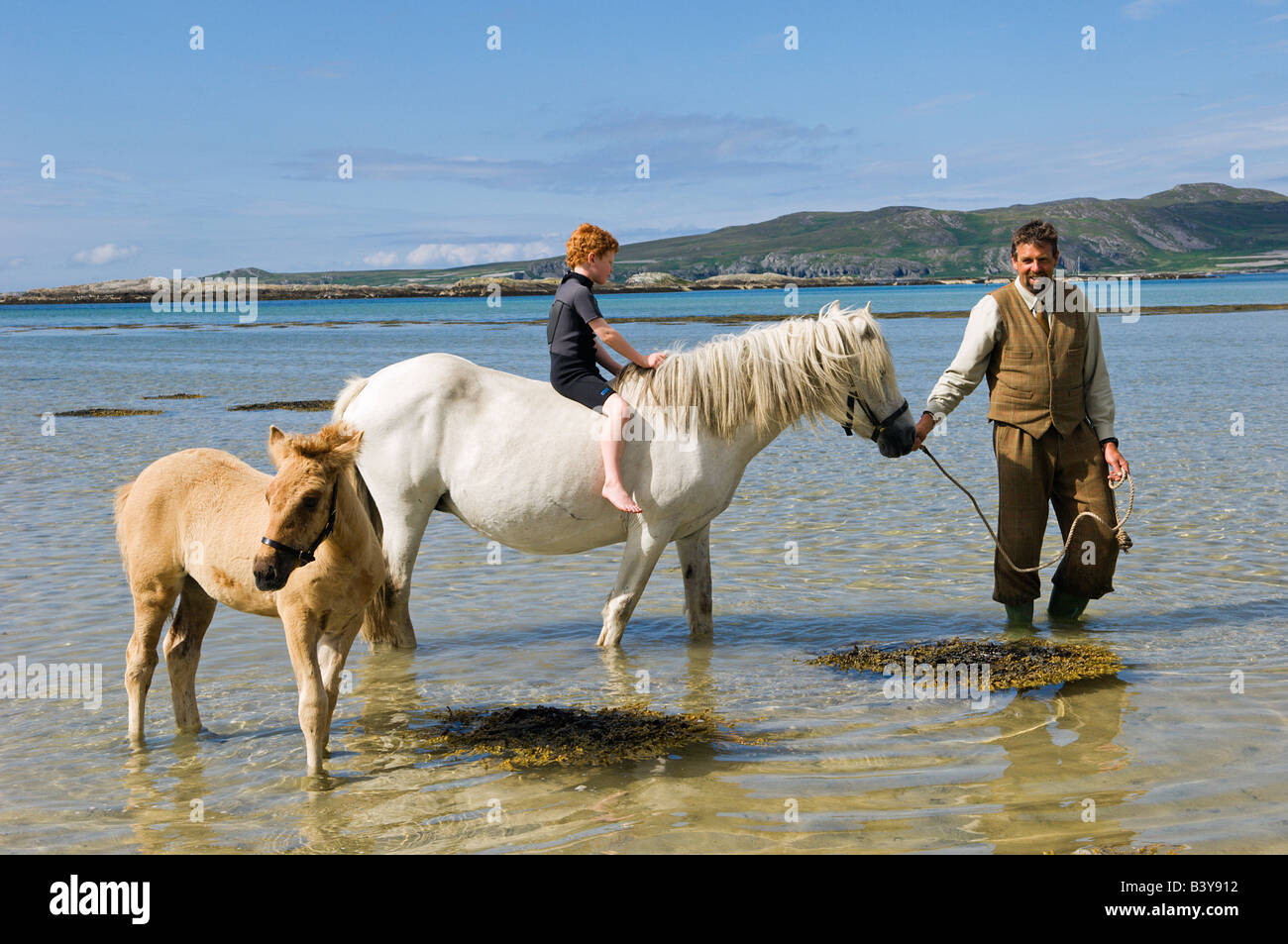 Scotland, Inner Hebrides, Jura. Gordon Muir, stalker and ghillie at ...