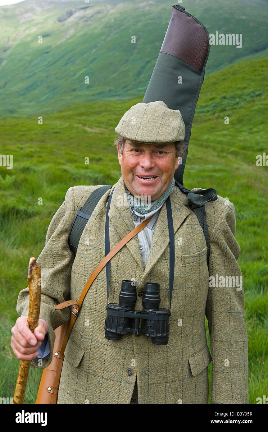 Scotland, Hebrides, Mull. Benmore Estate stalker, Neilson Bissett ...