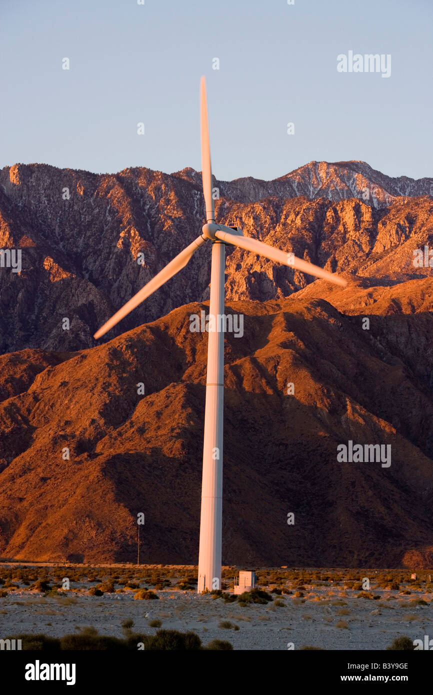 A wind farm in the San Gorgonio Mountain Pass in Palm Springs ...