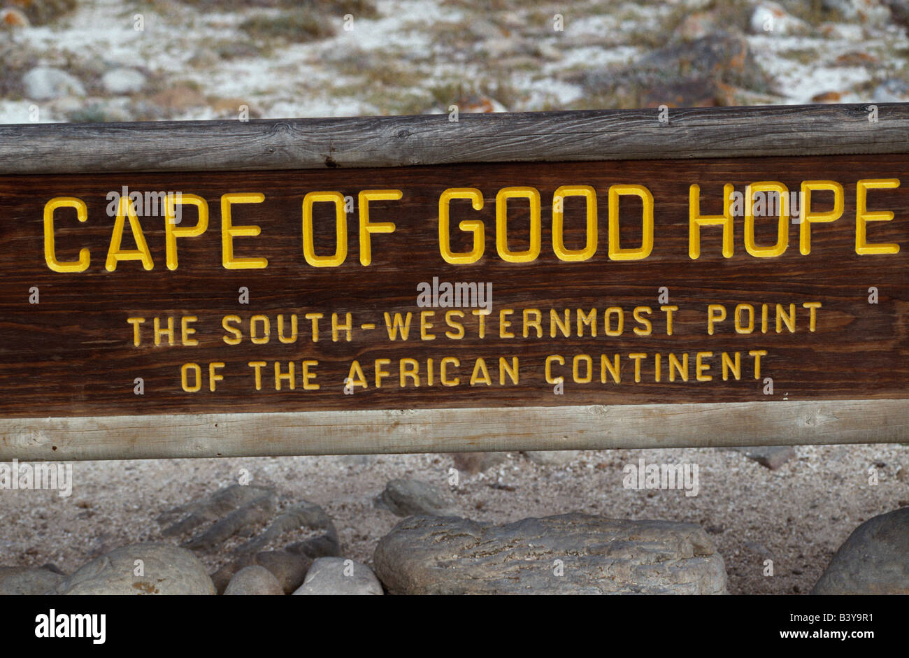 South Africa, Cape Town. Cape of Good Hope sign Stock Photo - Alamy