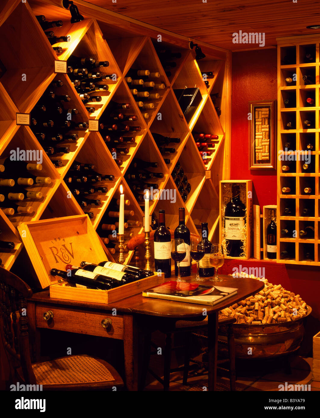 South Africa, Western cape, Plettenberg Bay. The Plettenberg - wine ...