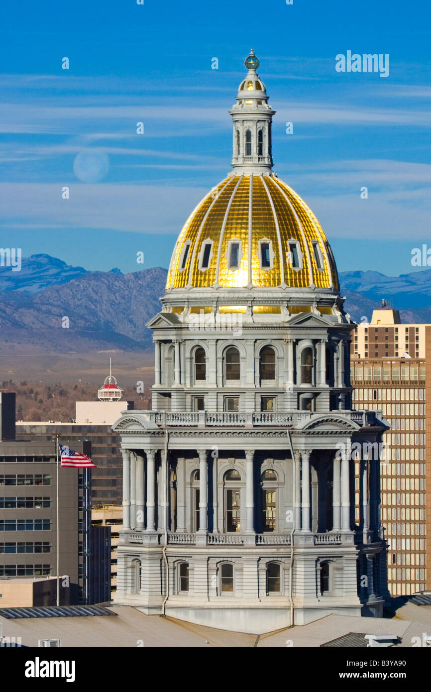 Colorado state capitol golden dome hi-res stock photography and images ...