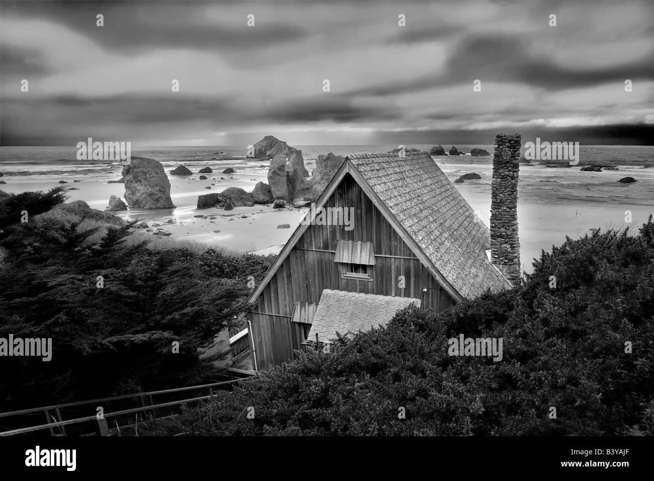 Home sunset Black and White Stock Photos & Images - Alamy