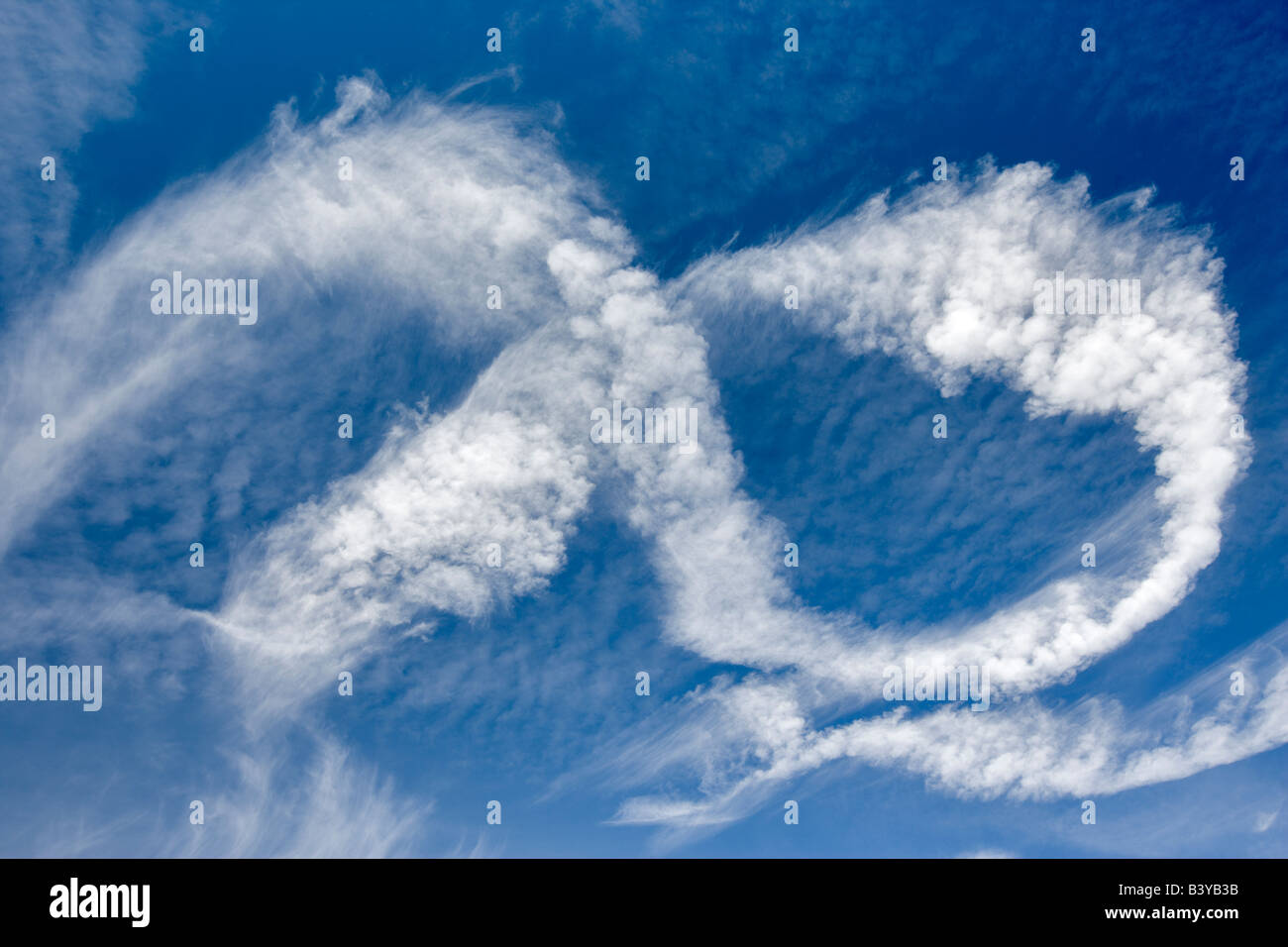 Jet cloud pattern over Idaho Stock Photo - Alamy