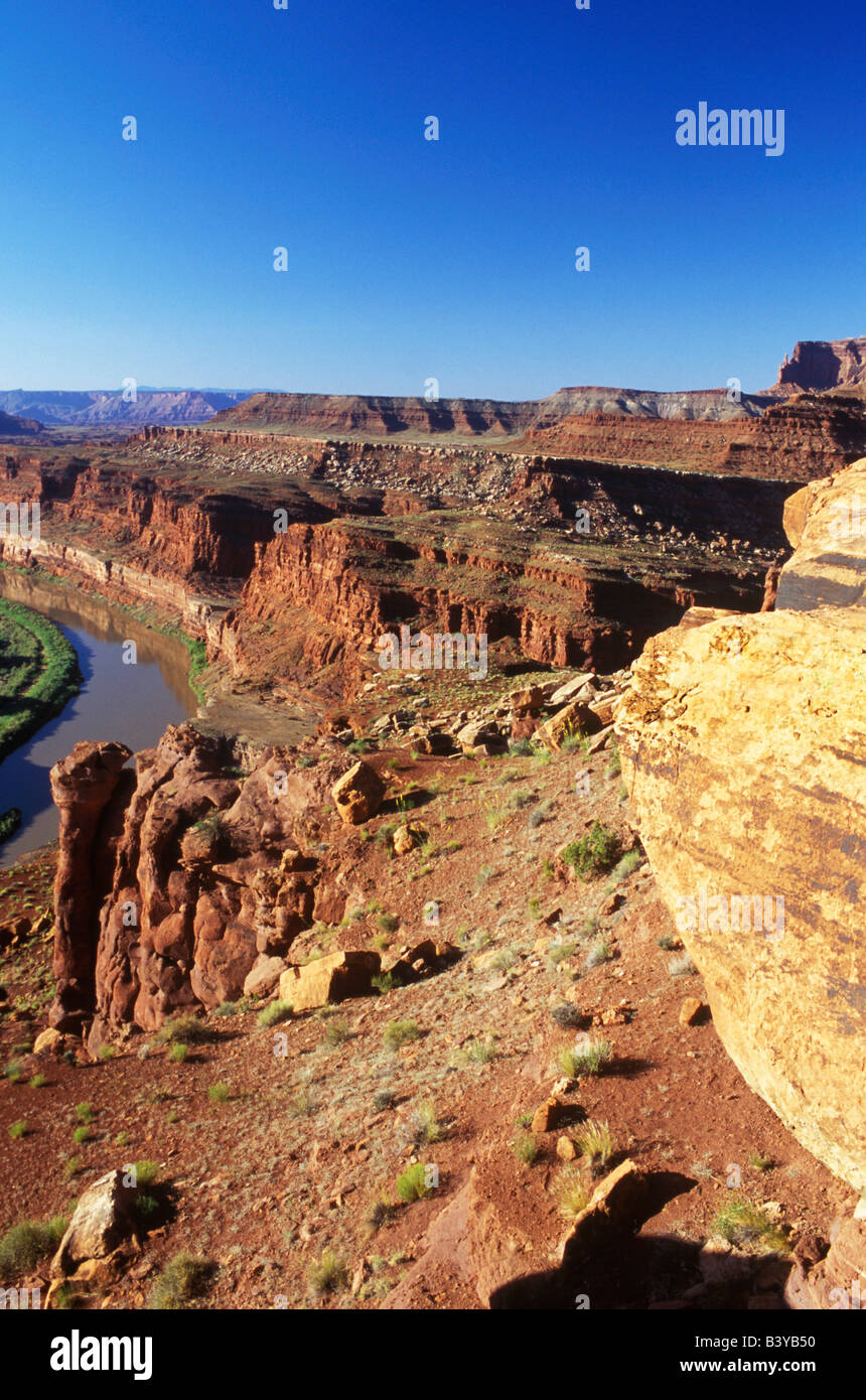 USA, Utah, Canyonlands NP, Colorado River Gooseneck Stock Photo - Alamy