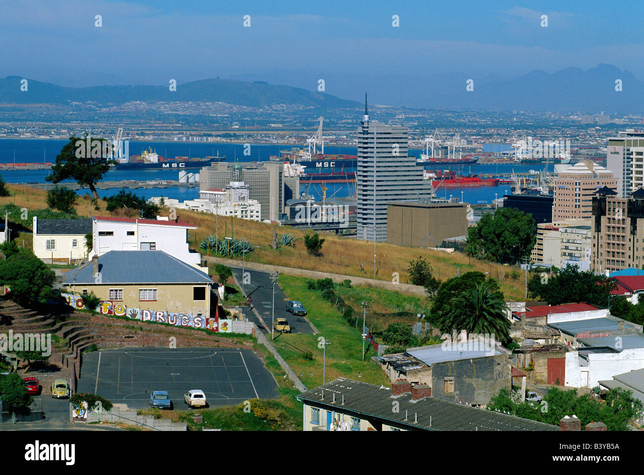 South Africa, Cape Town. Cape Town Harbour Stock Photo - Alamy