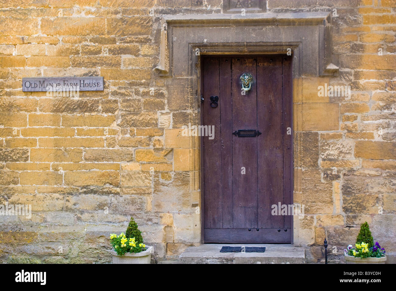 Manor House in Stanton, The Cotswolds Stock Photo - Alamy