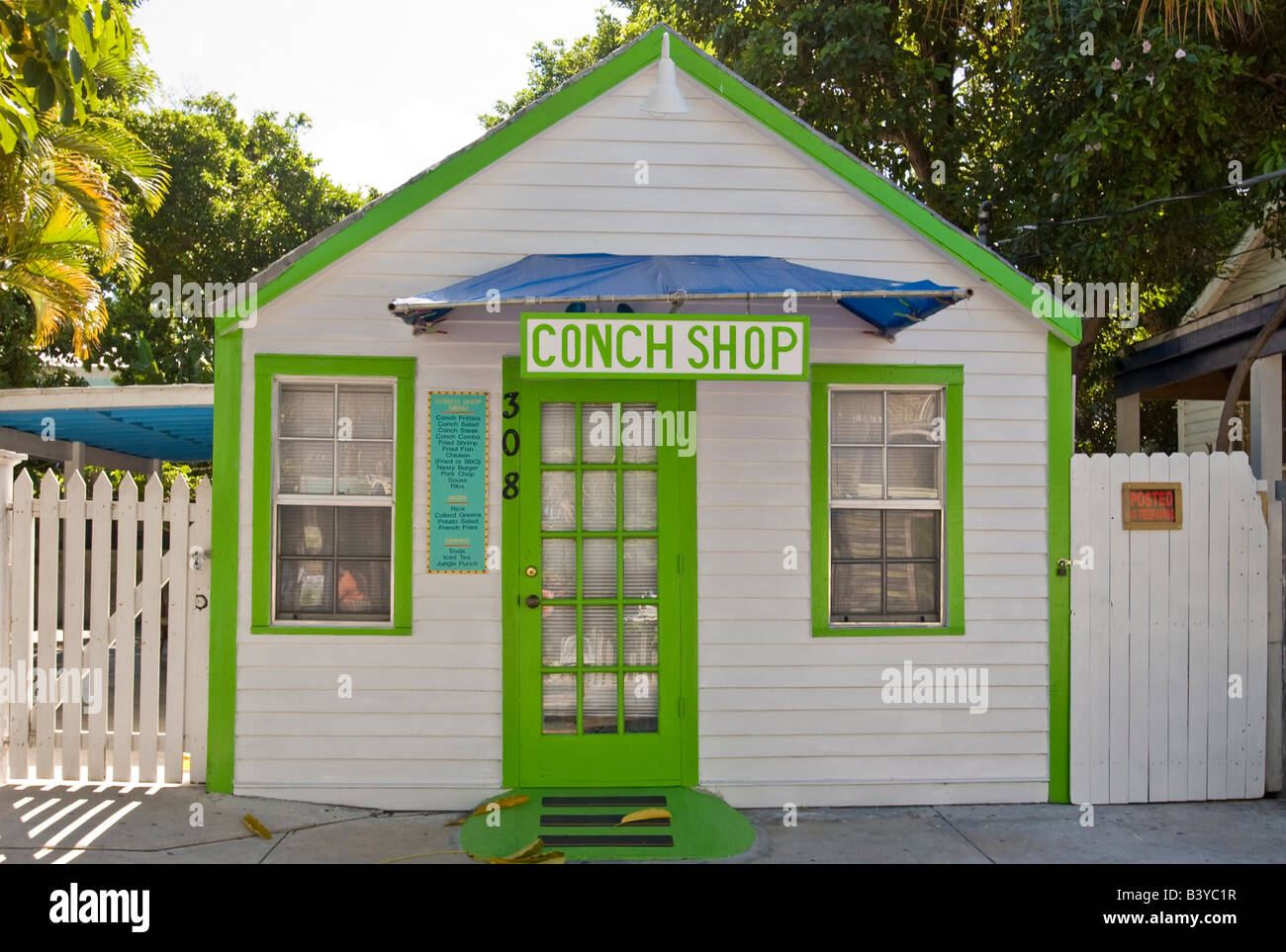 North America, USA, Florida, Key West. Conch restaurant Stock Photo - Alamy