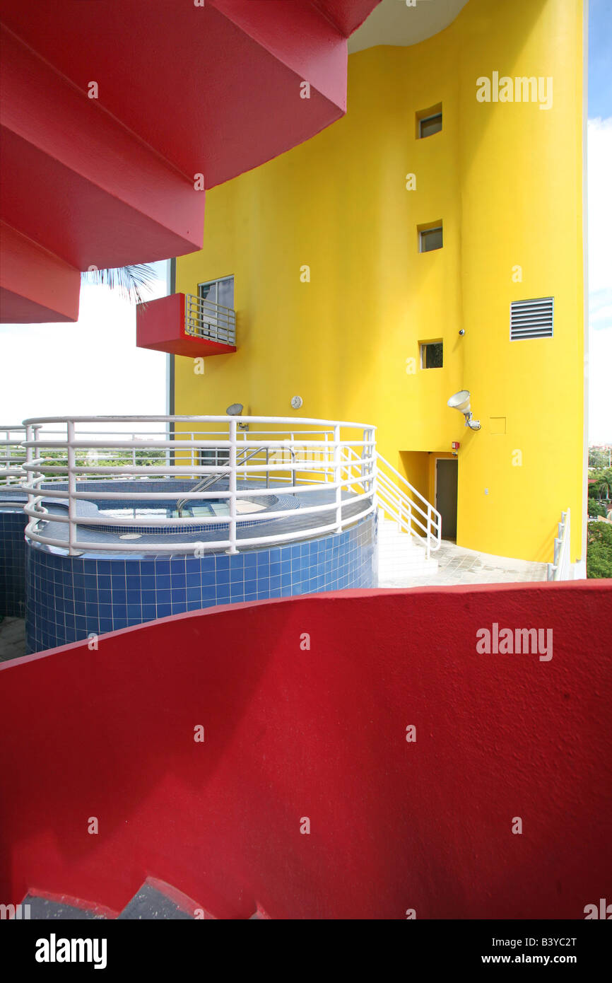 USA, Florida, Miami. The Atlantis Condominium, designed by ...