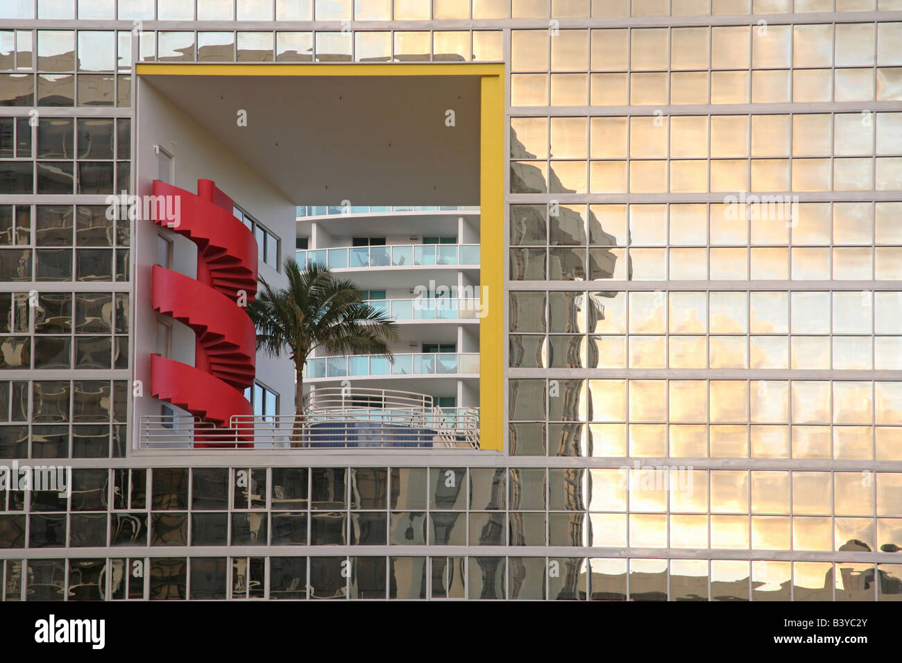 USA, Florida, Miami. The Atlantis Condominium, designed by ...