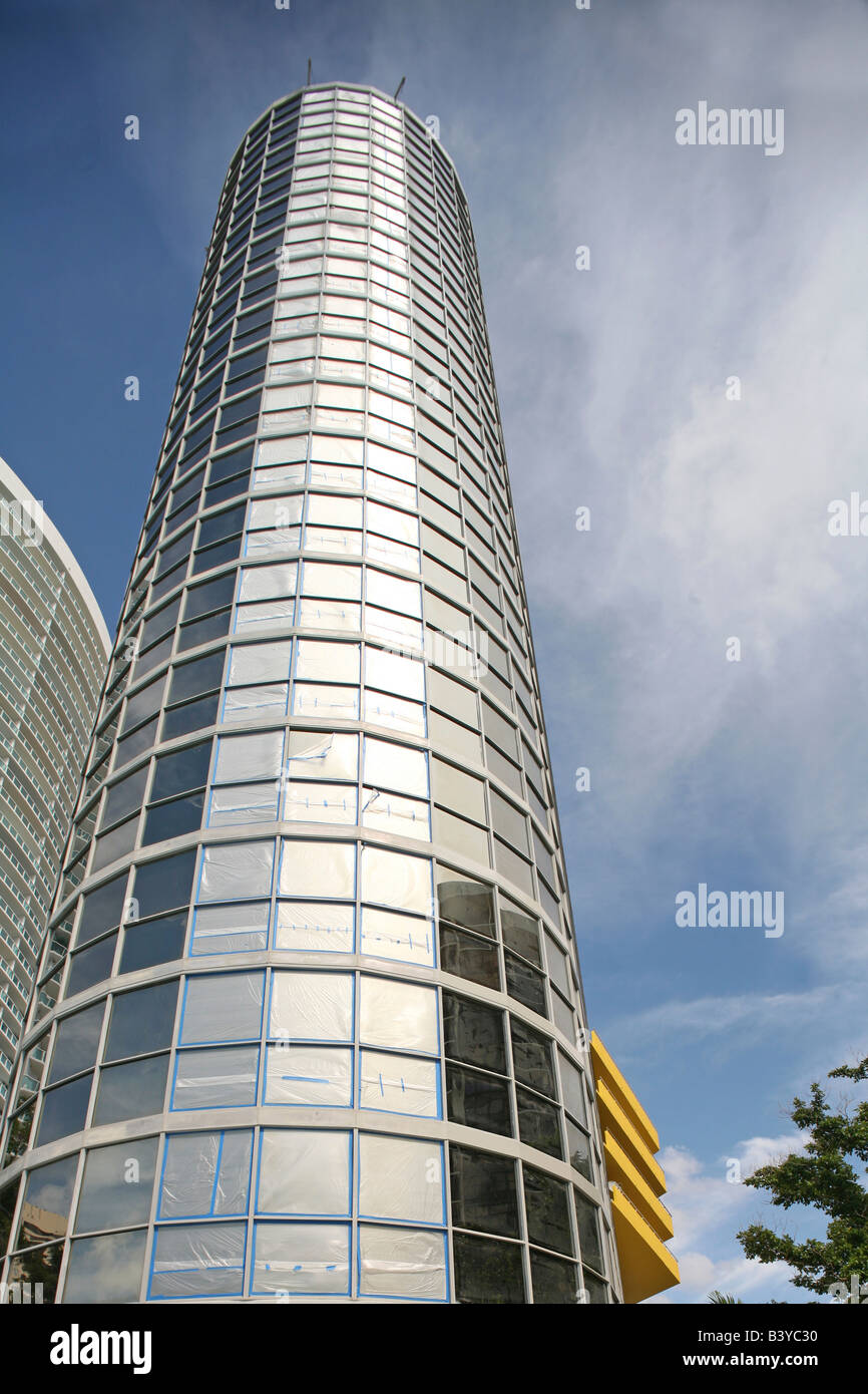 USA, Florida, Miami. The Atlantis Condominium, designed by ...