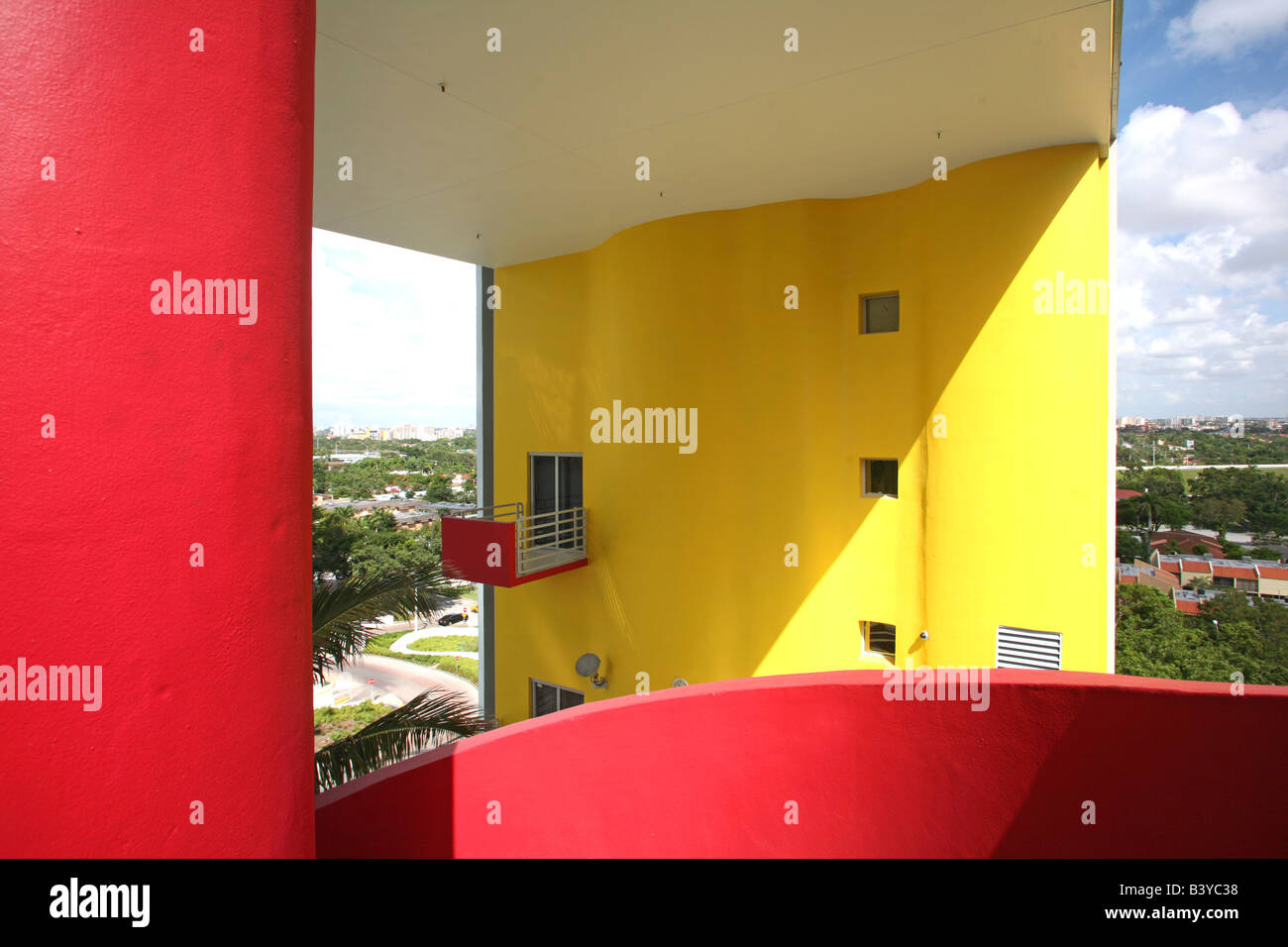USA, Florida, Miami. The Atlantis Condominium, designed by ...