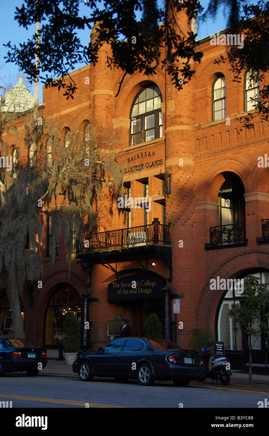 USA, Georgia, Savannah, historic district, SCAD, Savannah College of ...