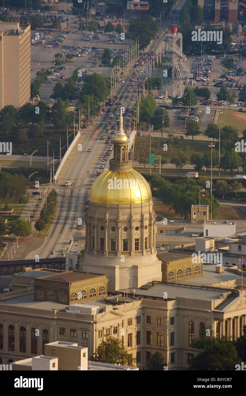Georgia state capitol gold dome hi-res stock photography and images - Alamy