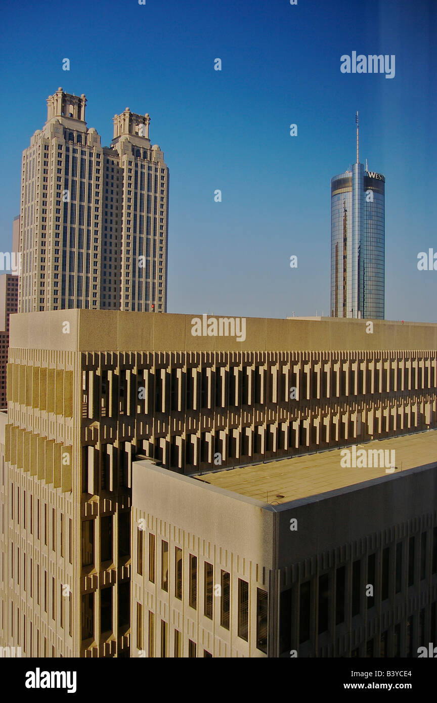 North America, USA, Georgia, Atlanta. 191 Peachtree Tower and the ...