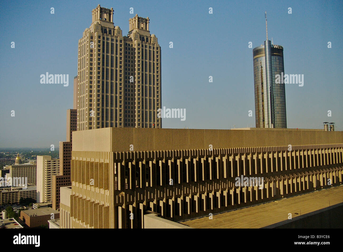 North America, USA, Georgia, Atlanta. 191 Peachtree Tower and the ...