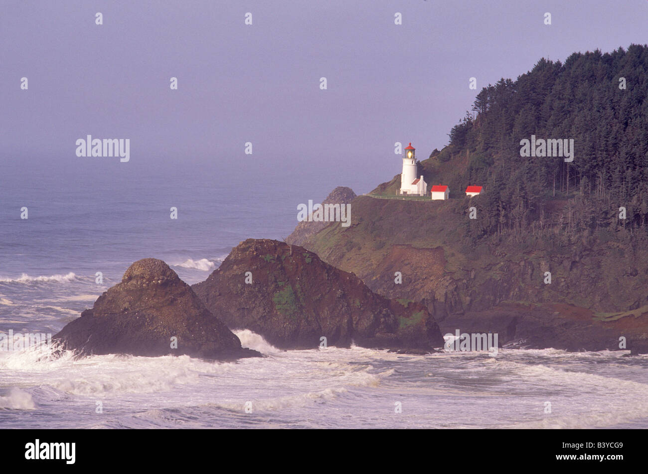 Heceta Lighthouse Oregon Stock Photo - Alamy